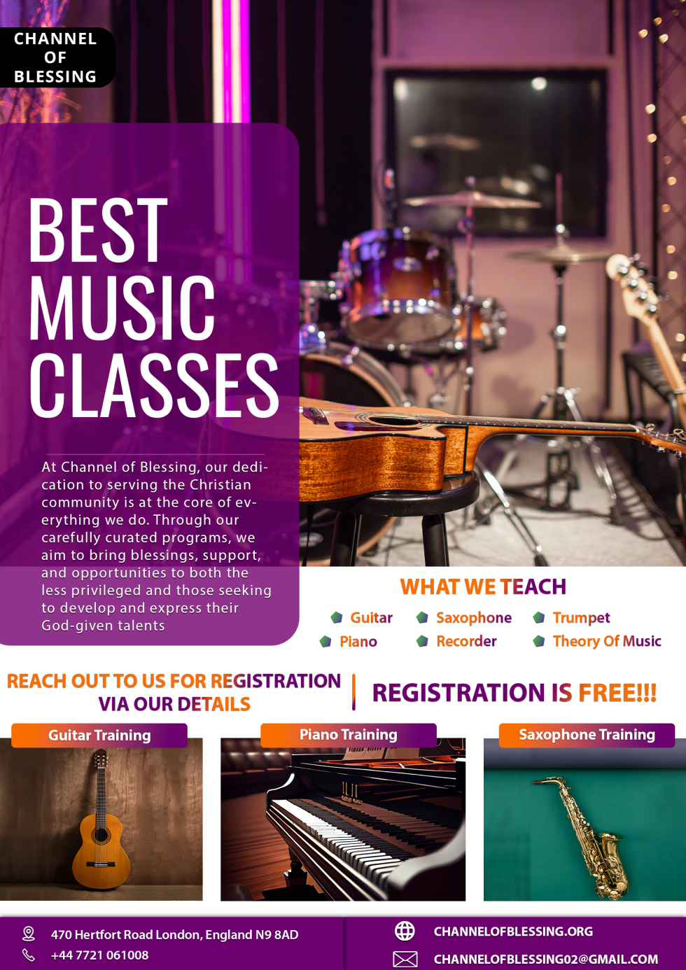 Channel of Blessing | Empowering Christians, Transforming Lives.